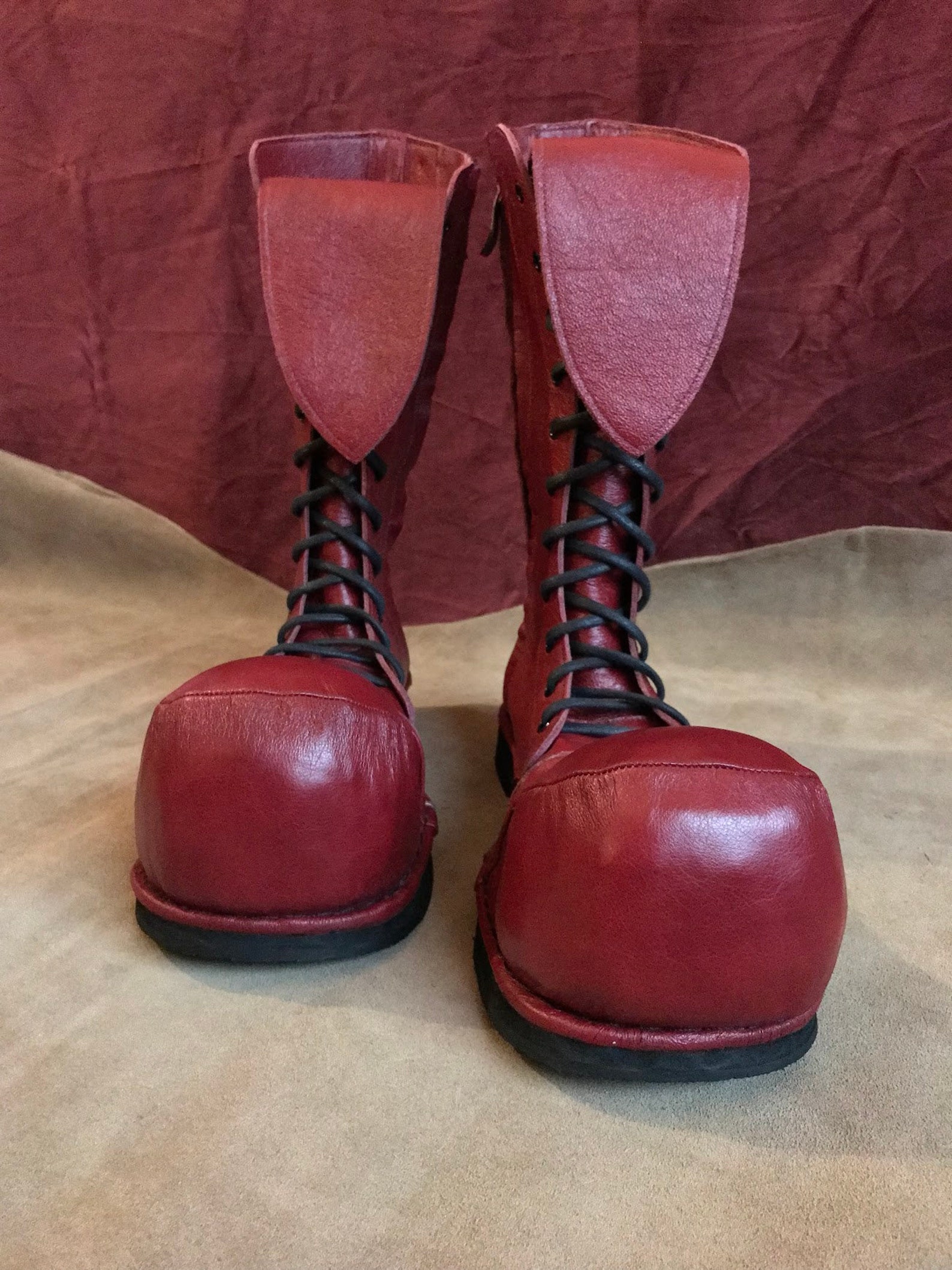 Leather Clown Shoes - Mod.80 - Etsy