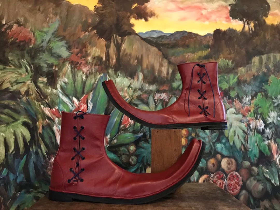 Handmade Leather Clown Shoes - Mod.83 - Etsy