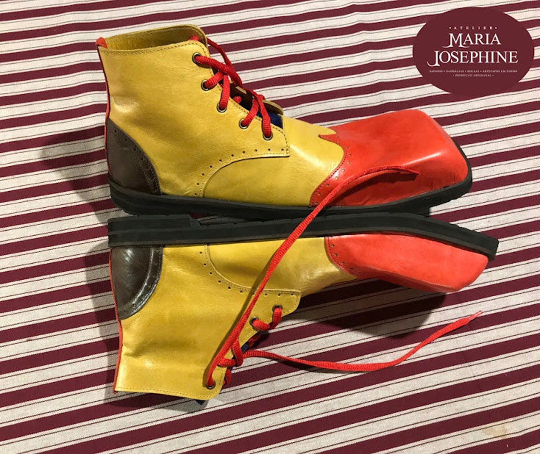 Handmade Leather Clown Shoes - Mod.77 - Etsy