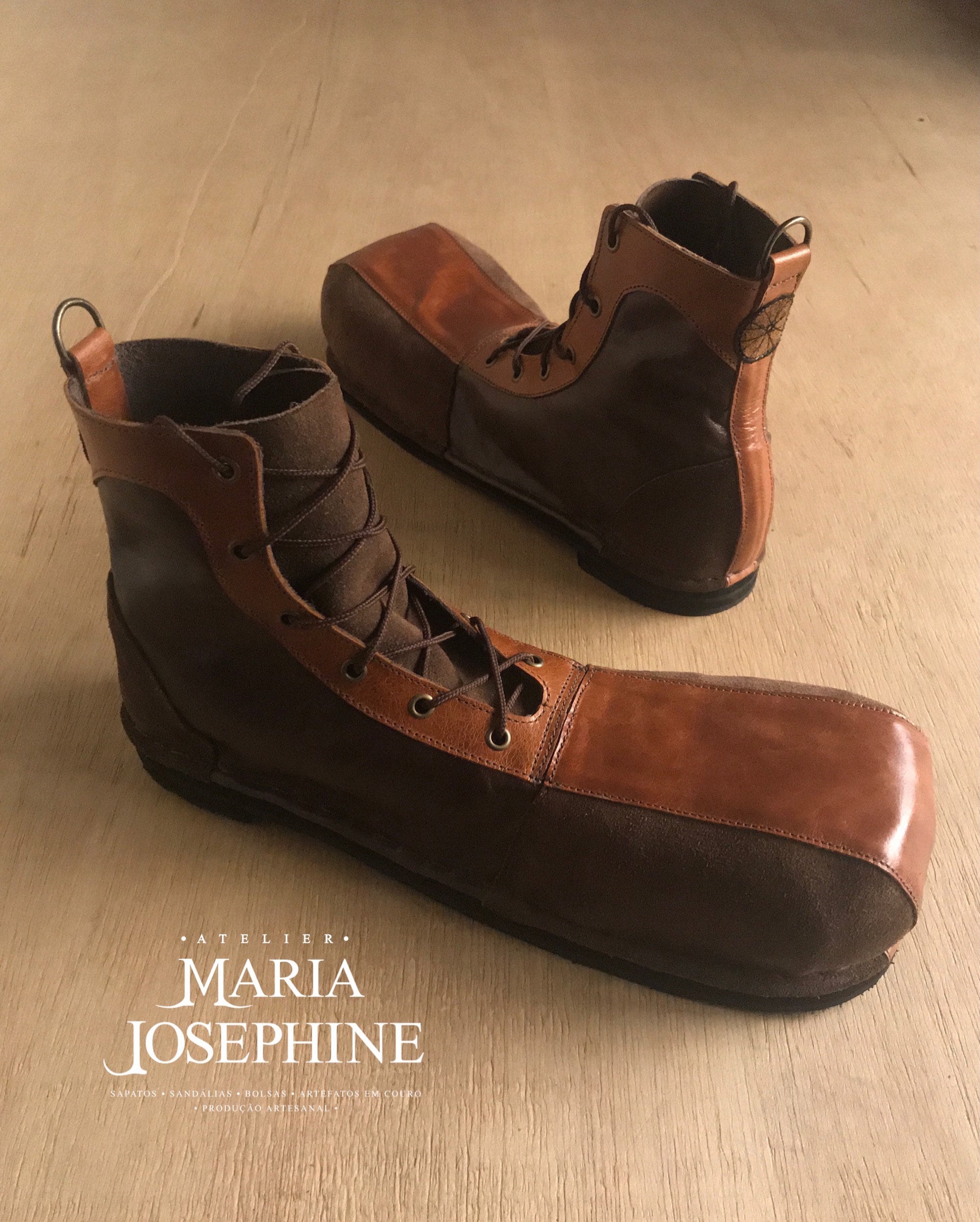 Handmade Leather Clown Shoes Mod.75 - Etsy