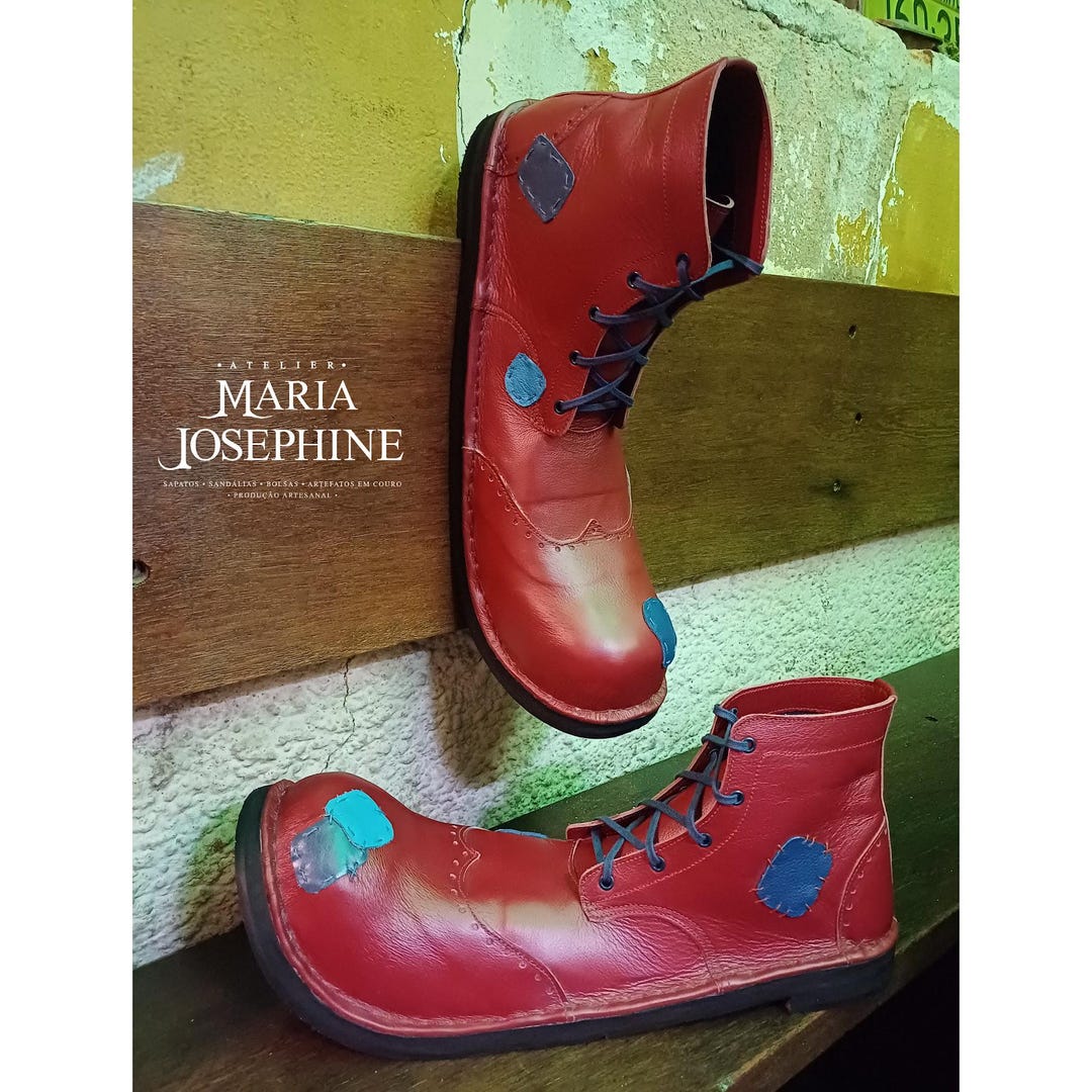 Handmade Leather Clown Shoes - Mod.86 - Etsy