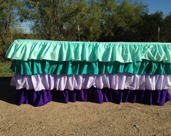 Ruffle tablecloth | Etsy