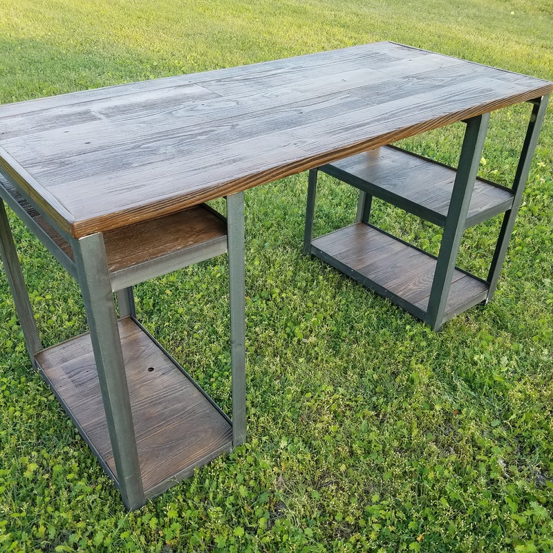 Desk With Shelves - Etsy