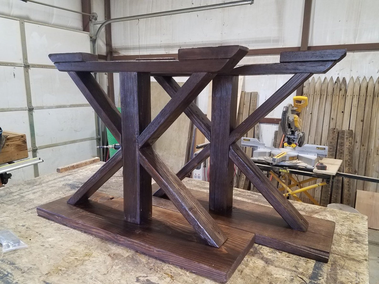 Reclaimed Wood Dining Table on Industrial Legs the - Etsy