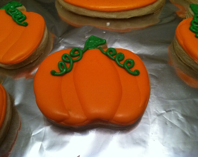 Fall Pumpkin Cookies - Etsy