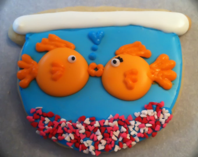 Kissing Fish Cookies - Etsy
