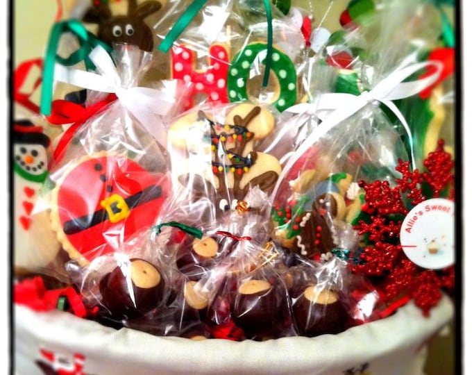 Christmas Cookie Gift Basket - Etsy