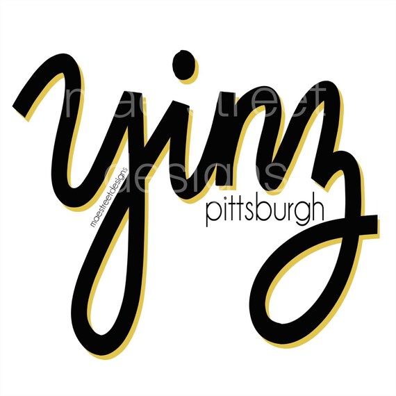 Yinz Pittsburgh Sticker or Magnet Pittsburgh Sticker vinyl | Etsy