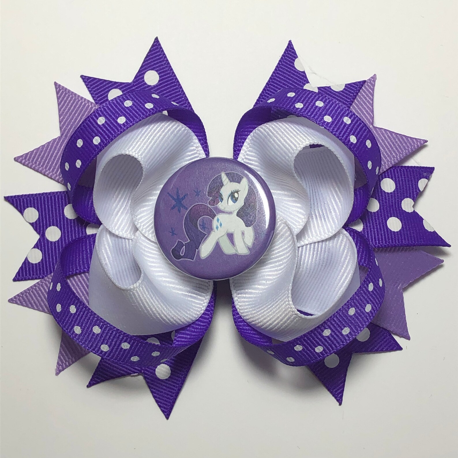 Layered Rarity My Little Pony Bow - Etsy