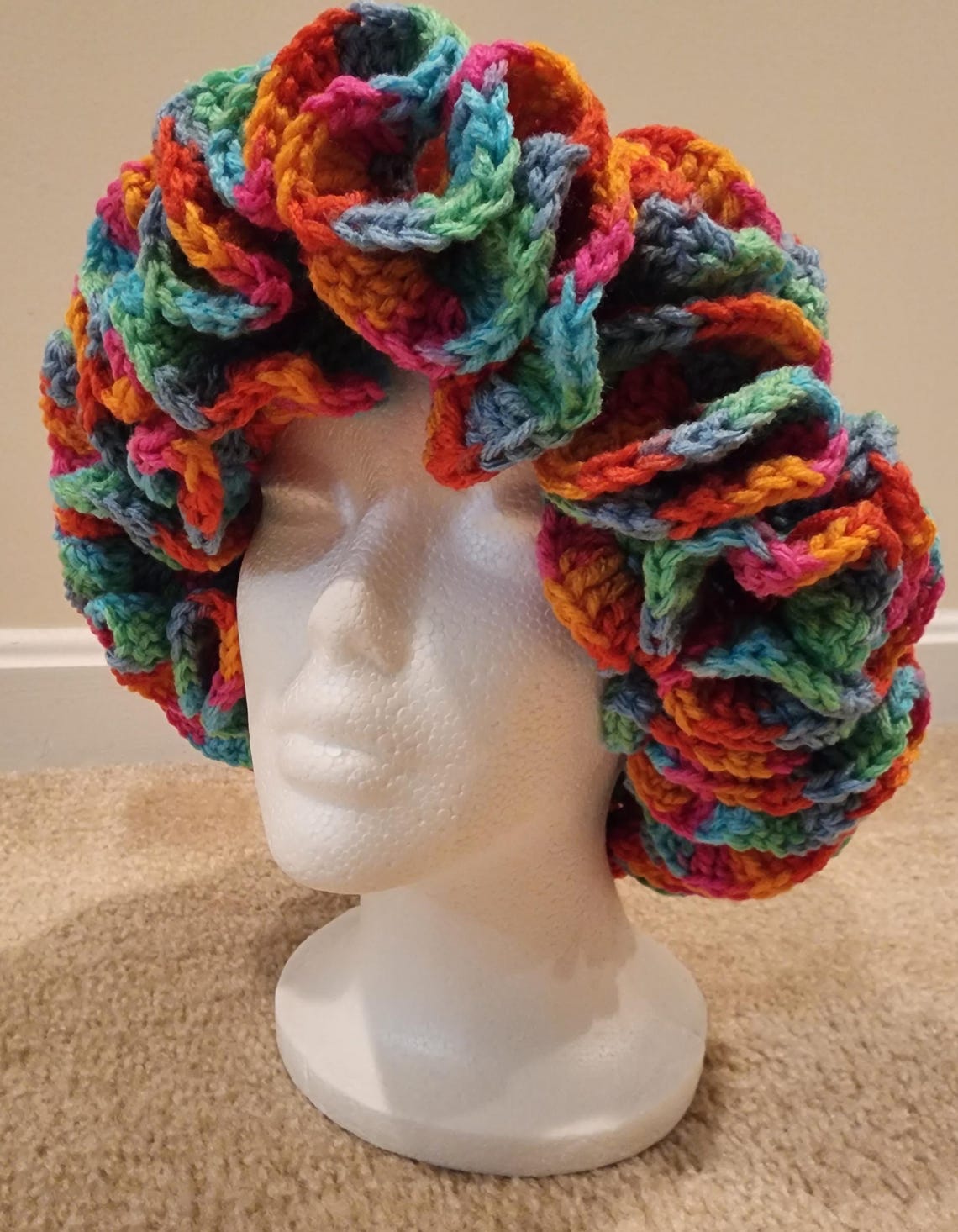Crochet Curly (ruffle) Hat Pattern - Etsy