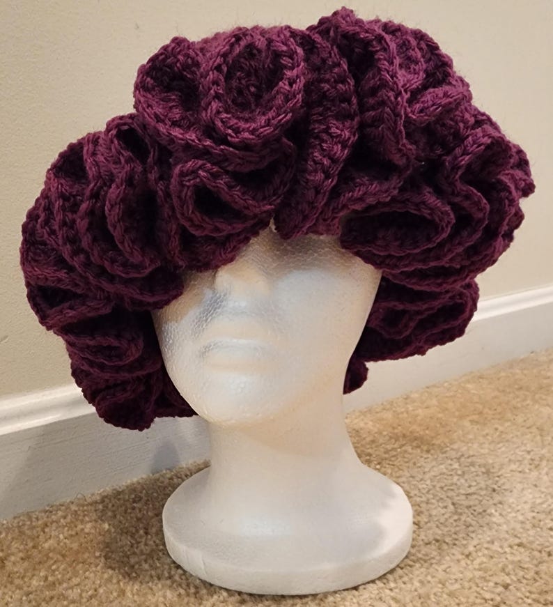 Crochet Curly (ruffle) Hat Pattern - Etsy