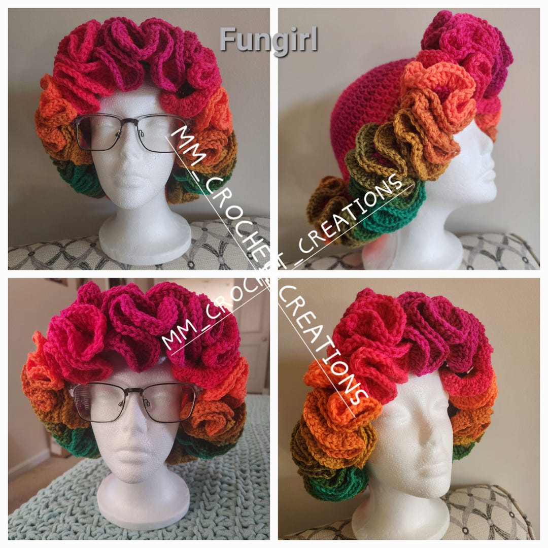Crochet Curly (ruffle) Hat Pattern - Etsy