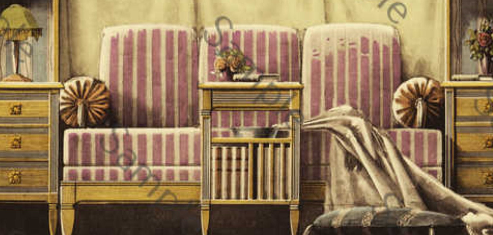 RARE Chromolithograph After Original Drawing by Foussier, Printed by ...