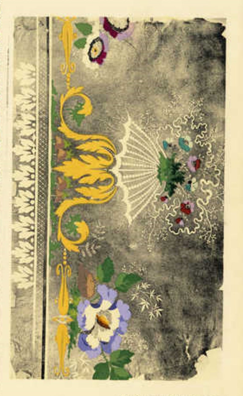 Original Rare Antique Lithograph Decorative Art Print - Etsy