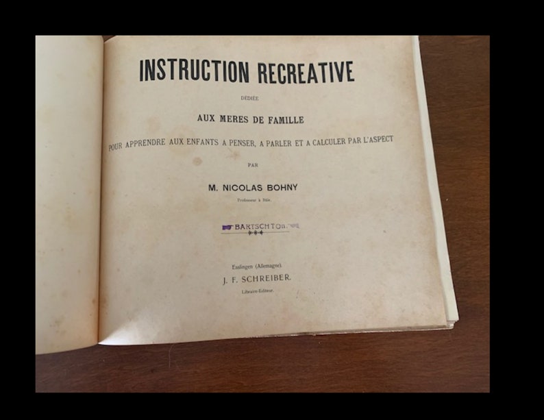 Rare German Children Instruction Recreative Book Circa 1890 - Etsy