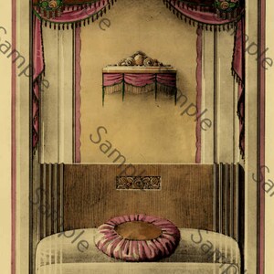 RARE Chromolithograph After Original Drawing by Foussier, Printed by ...