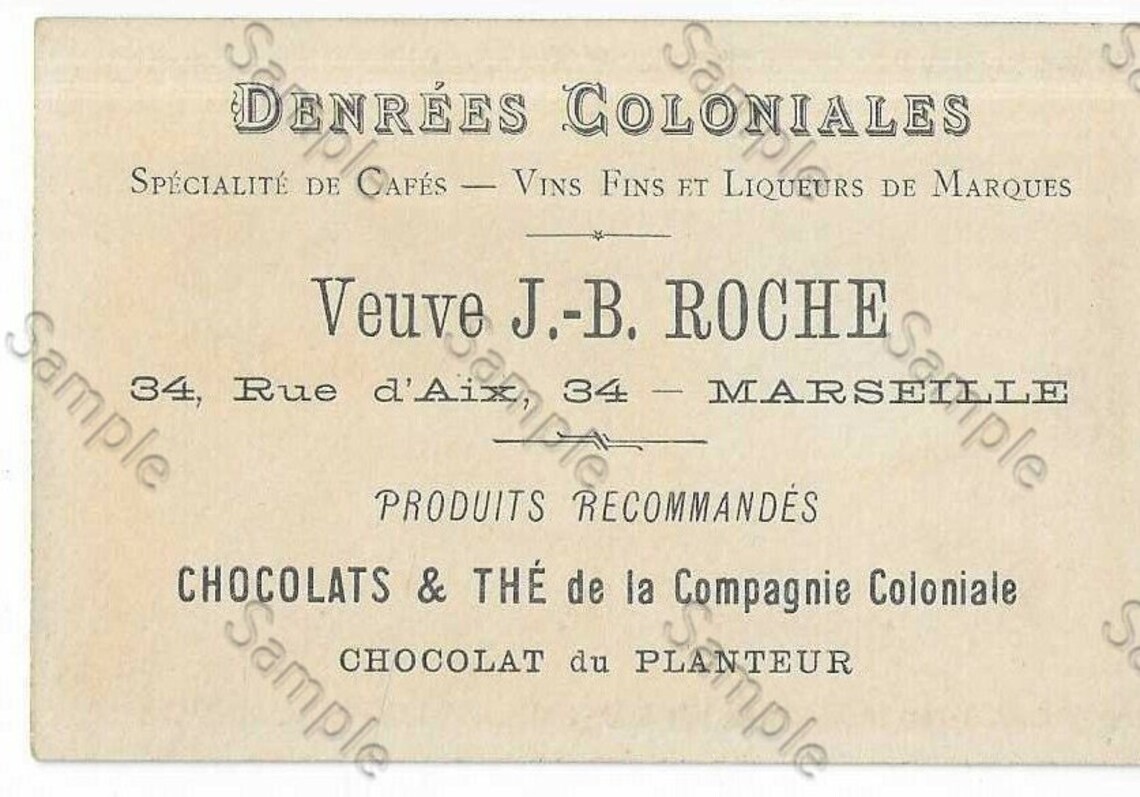 Rare Victorian Trade Card Colonial Food Stuff - Etsy