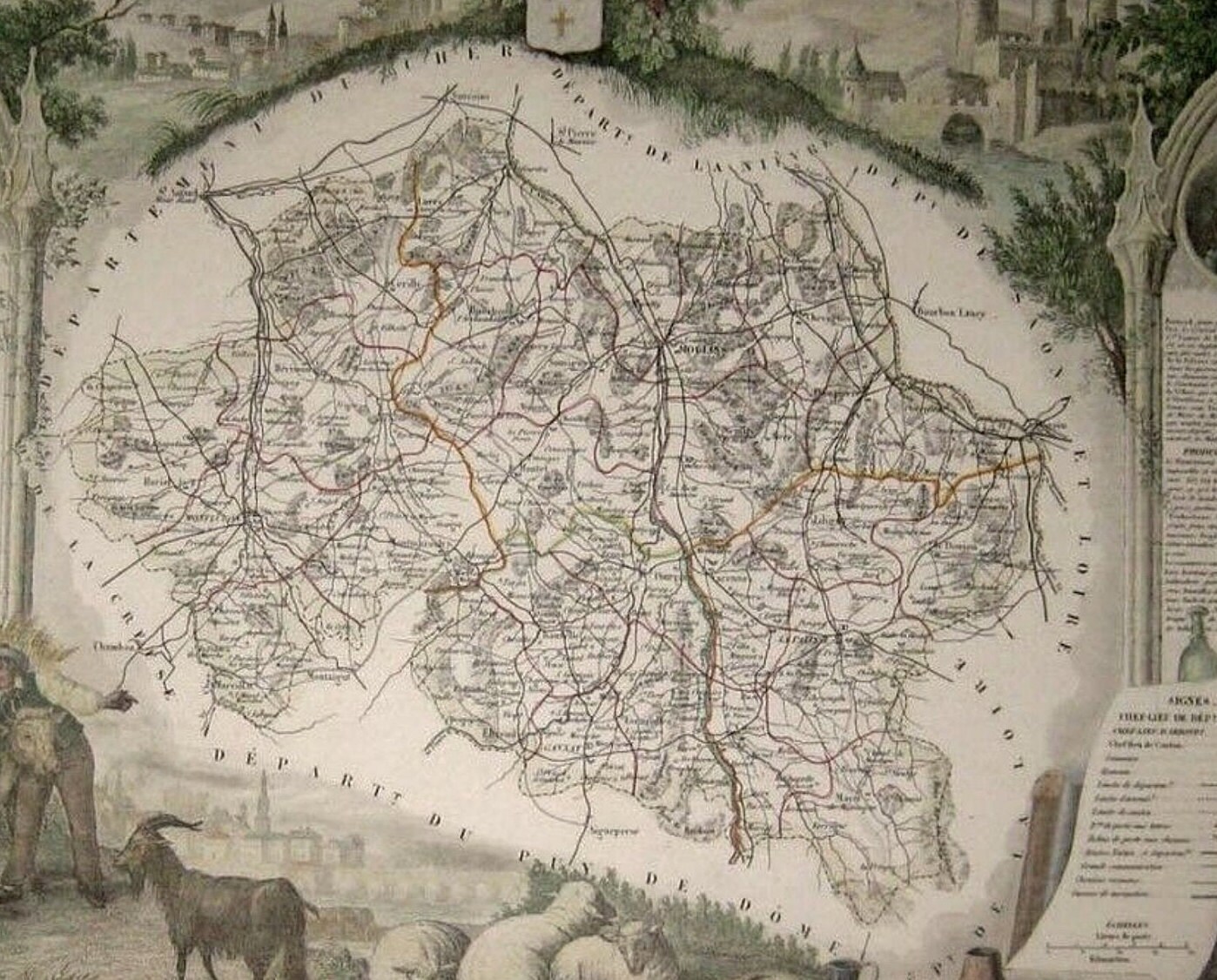 Original Hand Color France Colonies Map Circa 1852 Large Map - Etsy