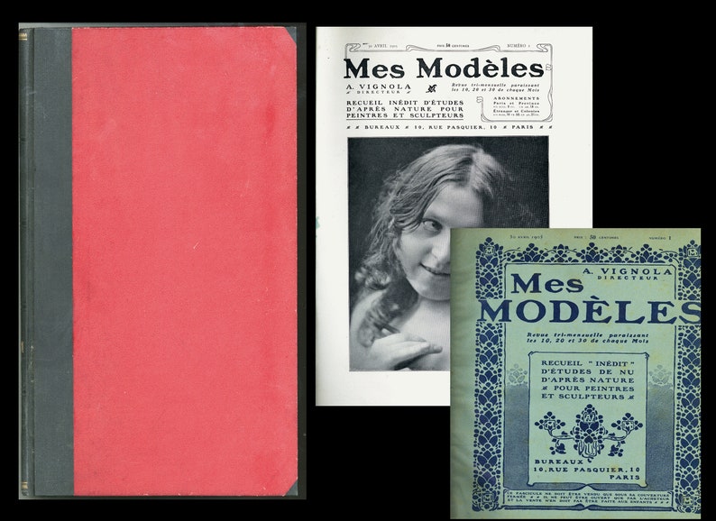 French MES Models Album 1 Female Model Album Study of Nudism Over 200 Examples Circa 1905 - Etsy