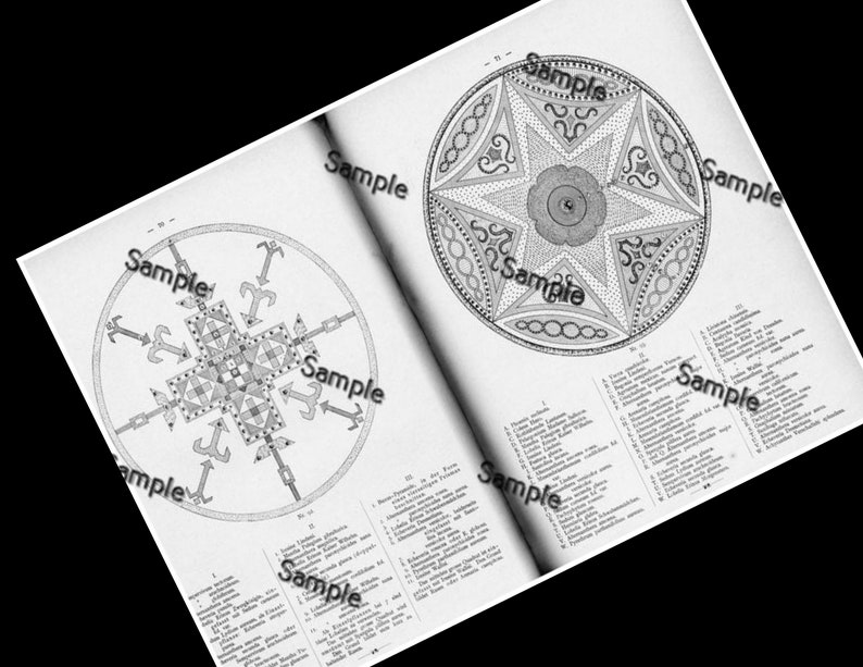 19th Century German Botanical Design Book Album Large Folio - Etsy