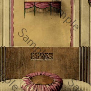 RARE Chromolithograph After Original Drawing by Foussier, Printed by ...