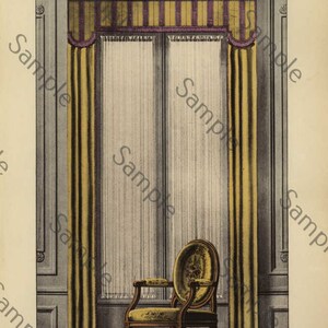 RARE Chromolithograph After Original Drawing by Foussier, Printed by ...