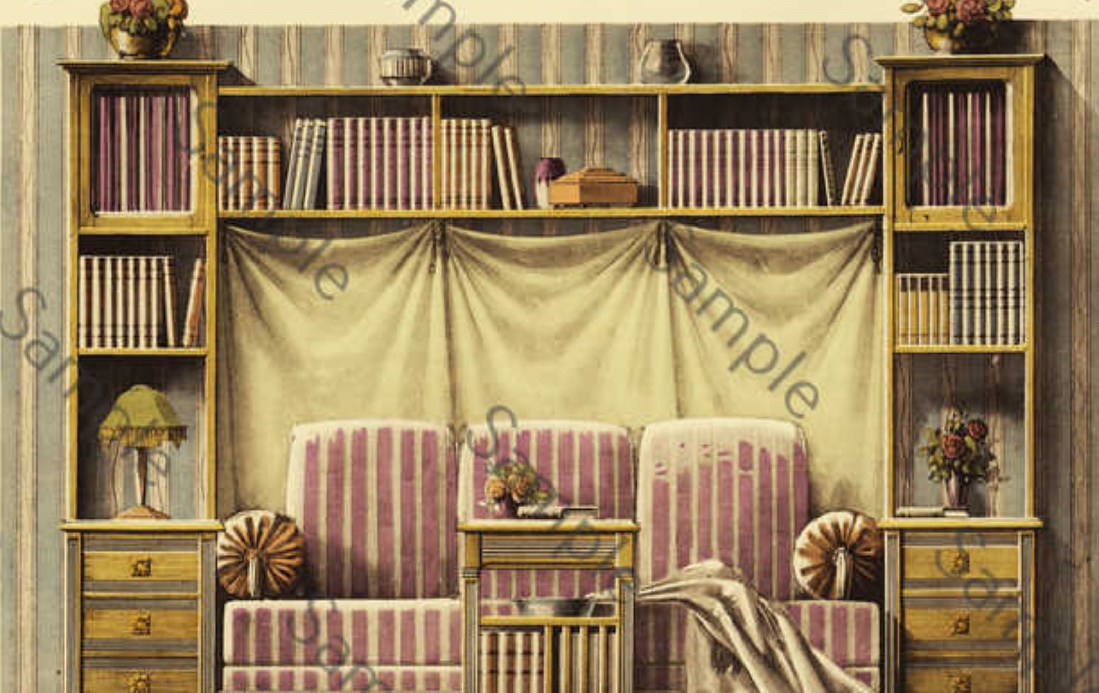 RARE Chromolithograph After Original Drawing by Foussier, Printed by ...