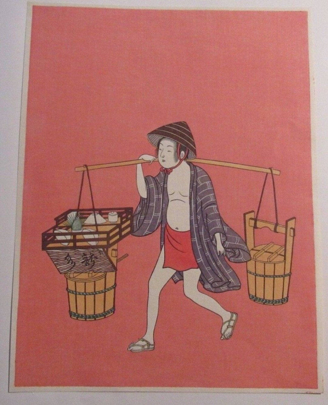 Ukiyo-e Harunobu Suzuki Japanese Woodblock Print Family Picnic - Etsy