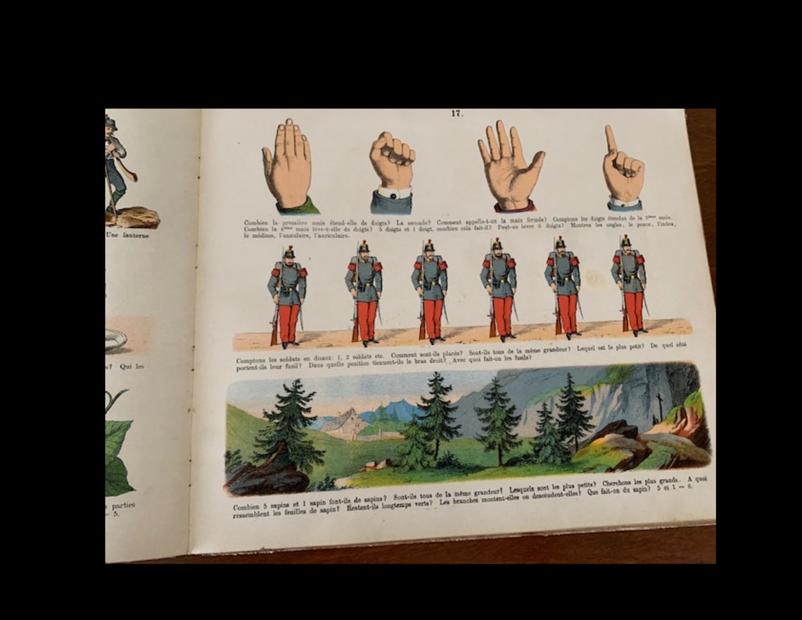Rare German Children Instruction Recreative Book Circa 1890 | Etsy