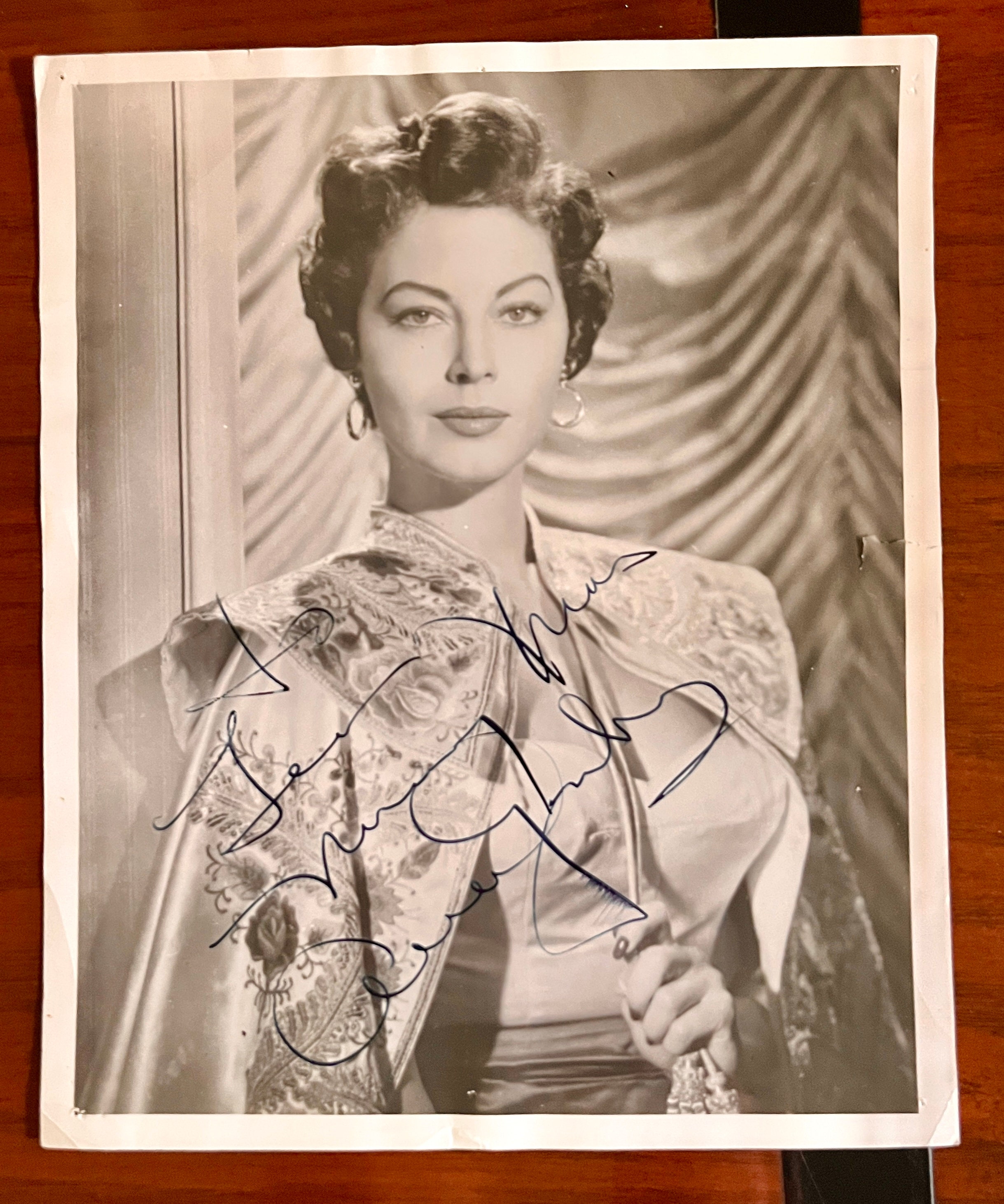 AVA GARDNER Original Vintage Autographed 7 X 9 Photo - Etsy