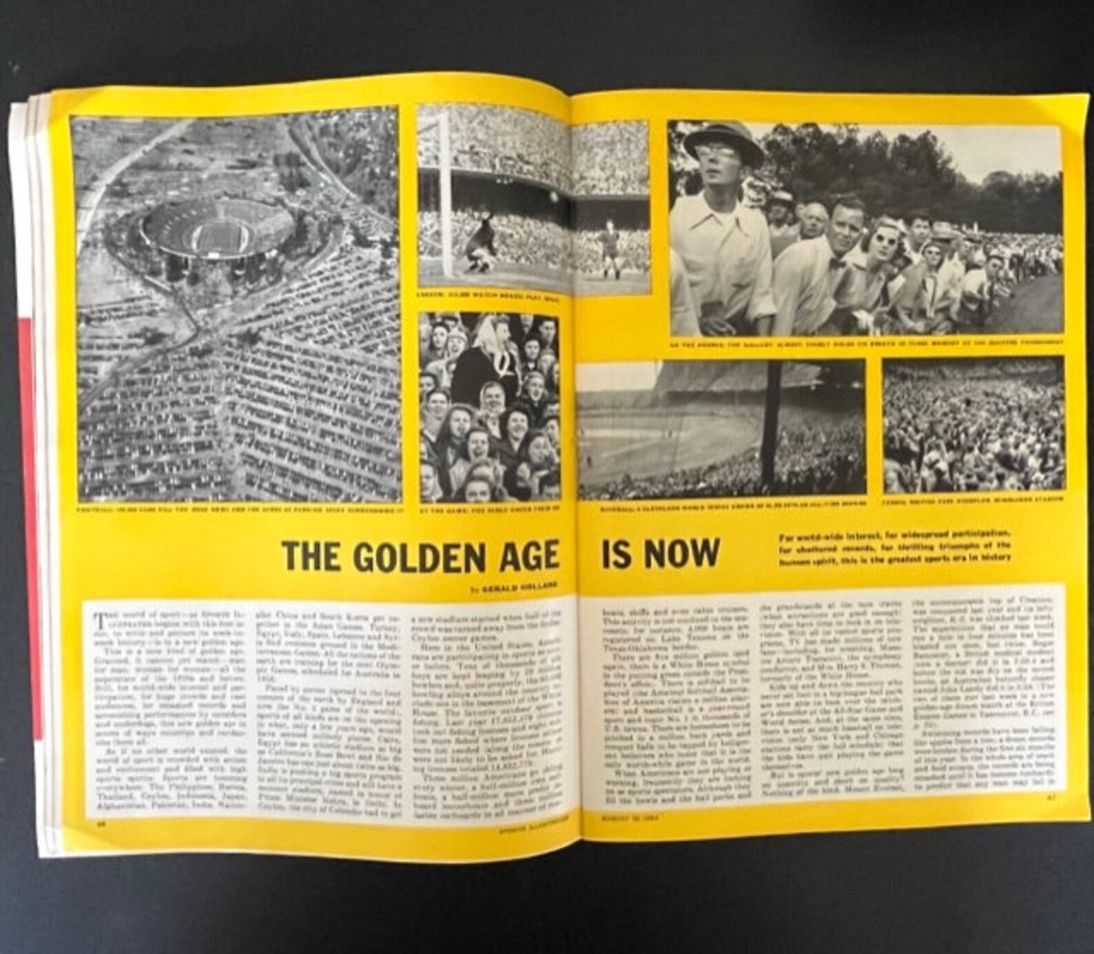 SPORTS ILLUSTRATED 1954 First Issue With All Collectable Baseball Cards ...
