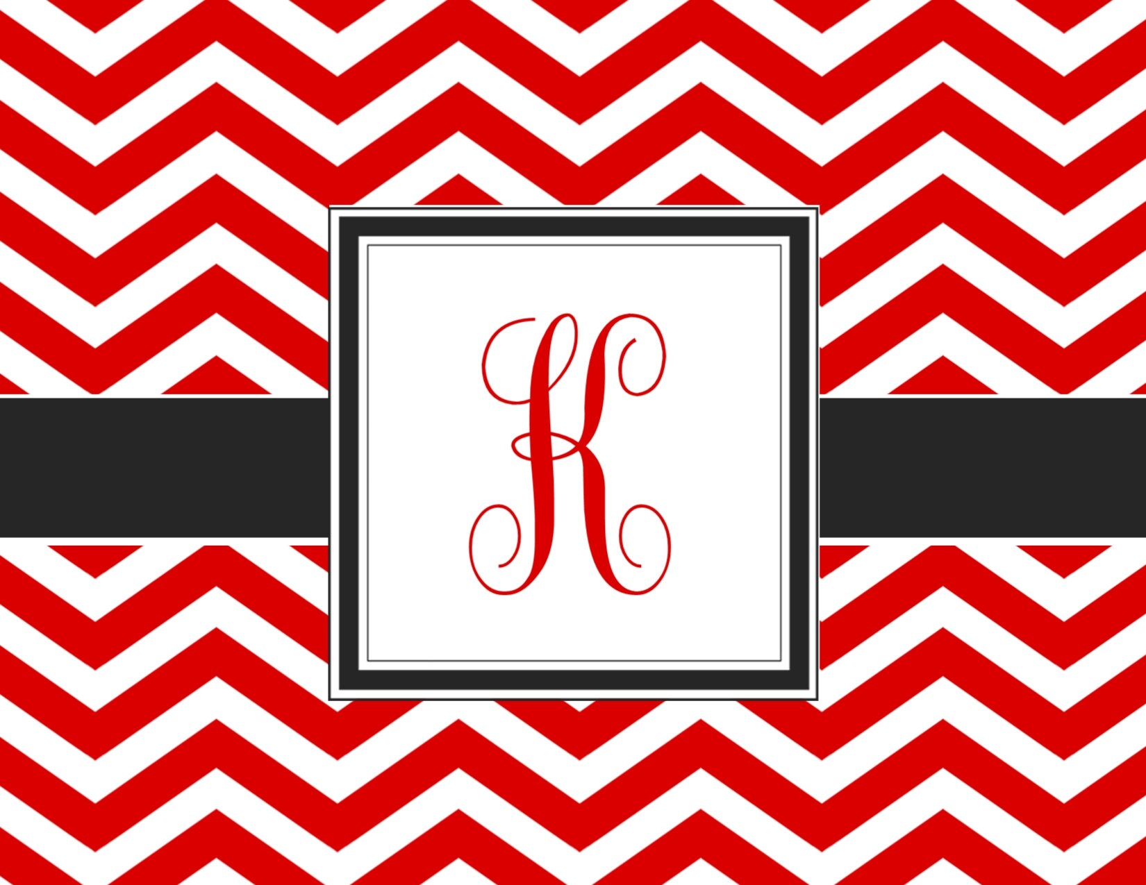 Personalized Red and Black Monogram Stationery Set of 10 - Etsy 日本