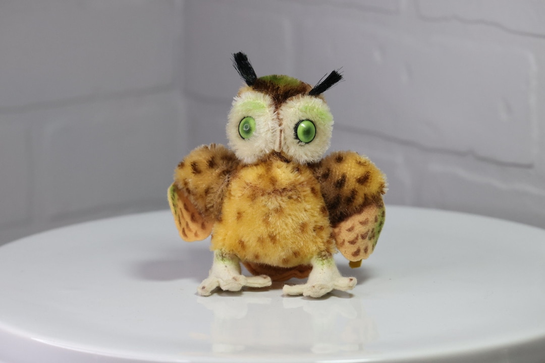 1950s Steiff OWL Wittie Small Stuffed Animals Original Germany ...