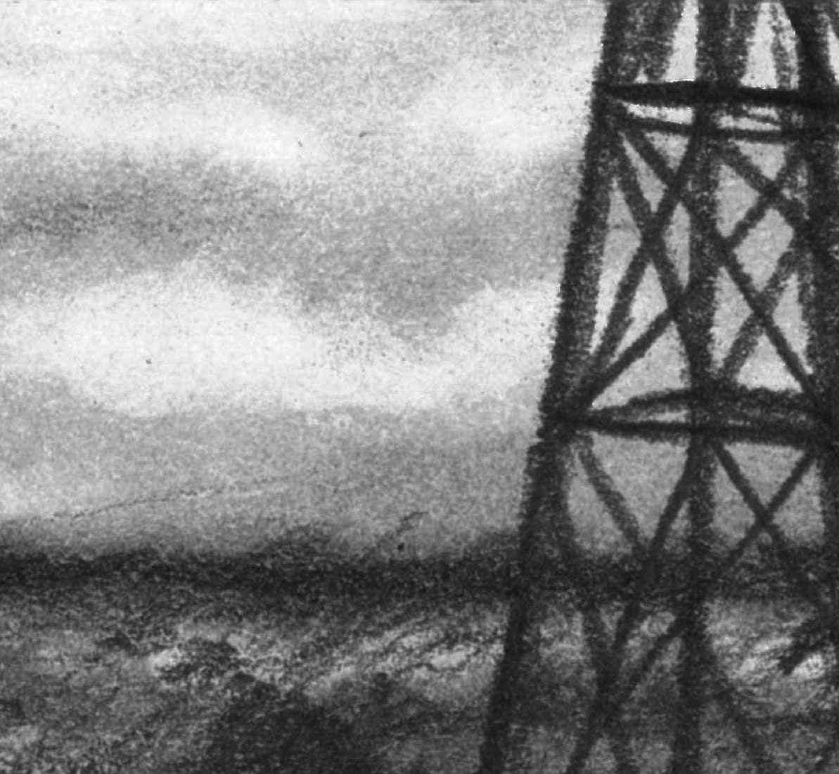 Pencil Drawing Print - Wild Wind and Sunshine - Day 103 - Etsy