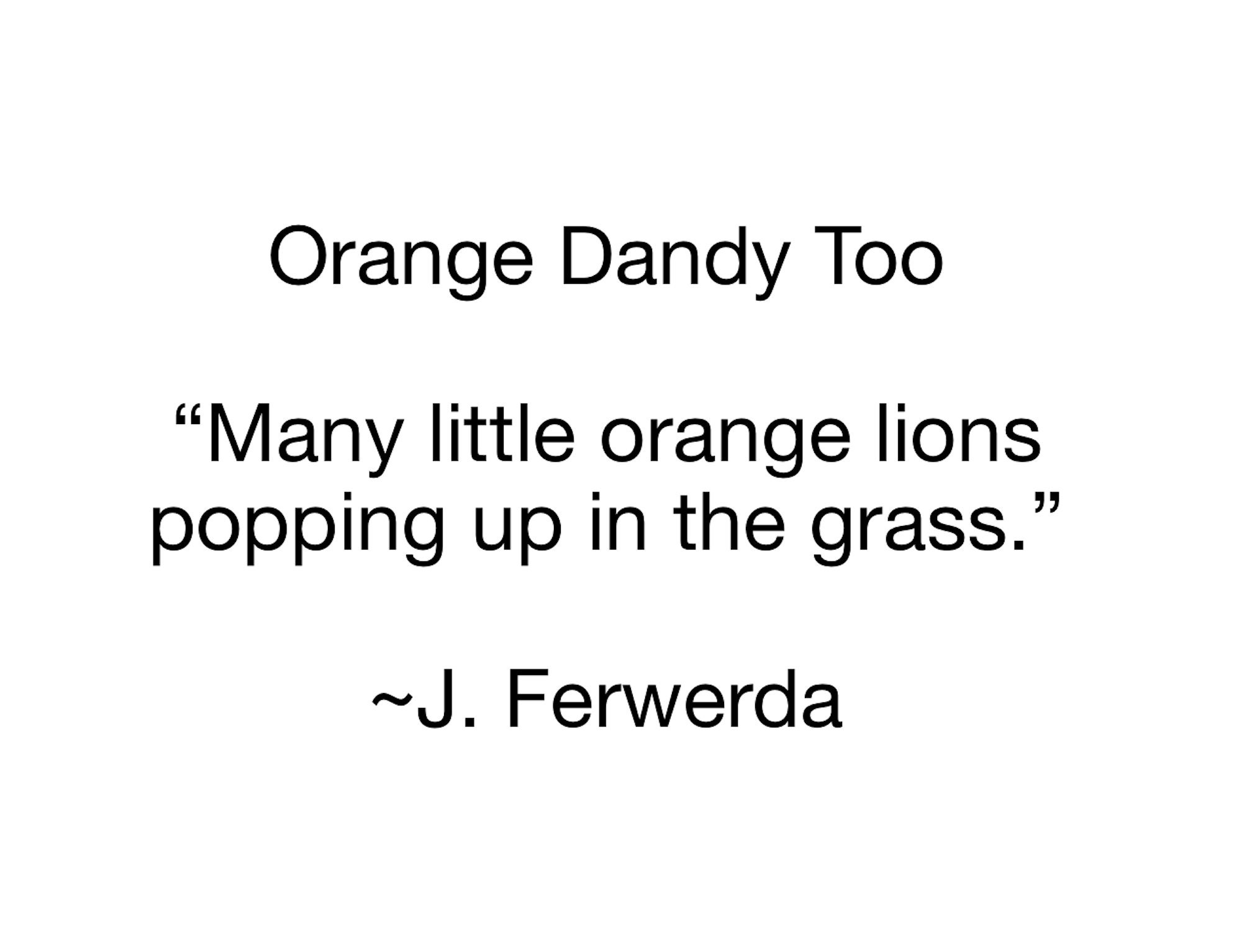 Orange Dandy Too Tinta en papel impreso - Etsy España