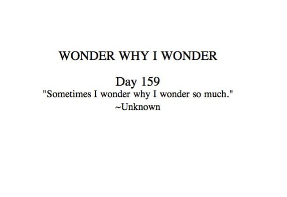 Pencil Drawing Print - Wonder Why I Wonder - Day 159 - Etsy