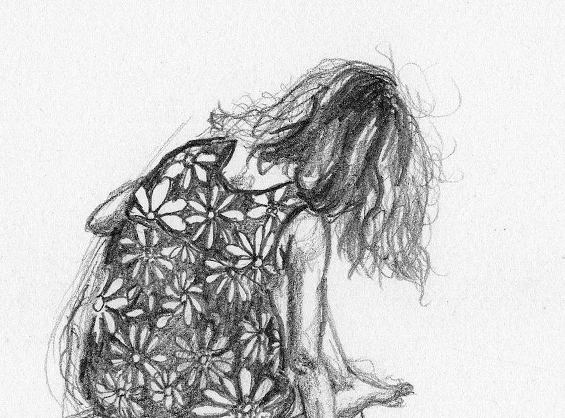 Pencil Drawing Print - Runaway Imagination Day 4 - Etsy