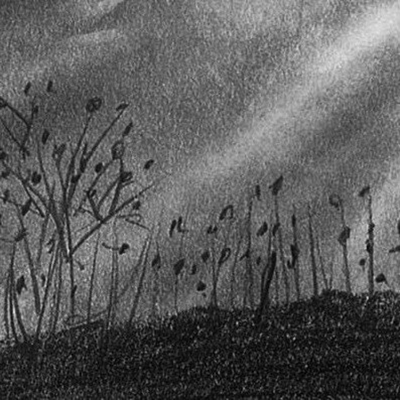 Pencil Drawing Print - Trails of Adventure - Day 118 - Etsy