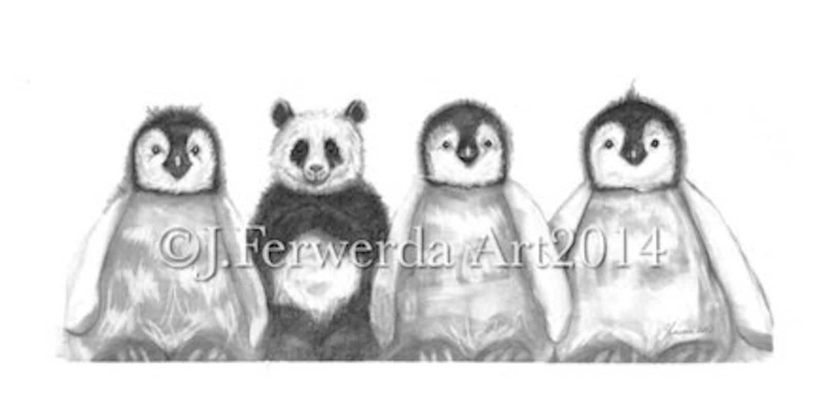 Pencil Drawing Print - Be Yourself - Day 297 - Etsy