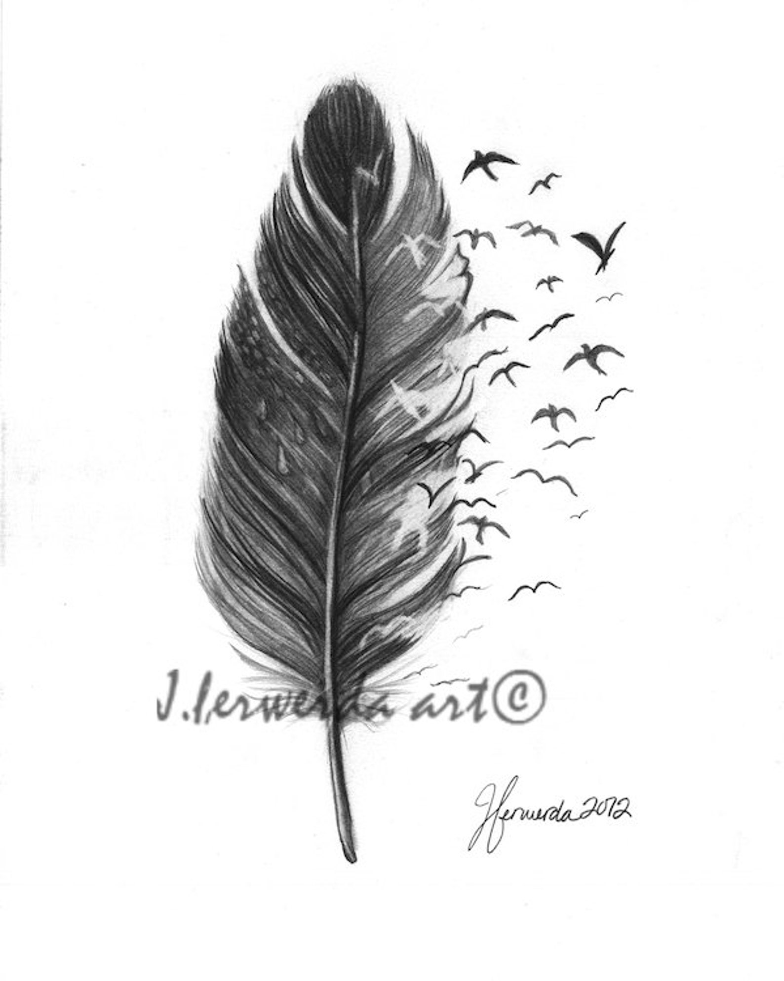 Pencil Drawing Print - Our Greatest Glory - Day 228 - Etsy