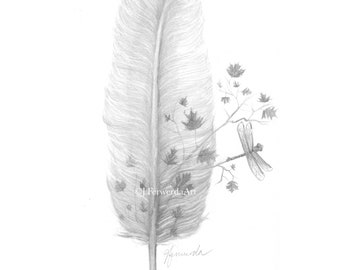 Remember Pencil Drawing Print | Etsy UK