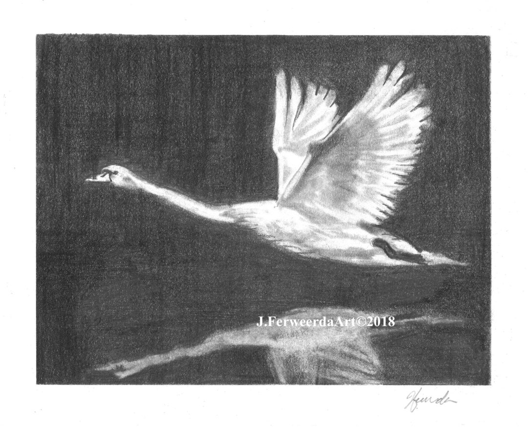 Pencil Drawing Print - Long to Return Day 115 - Etsy