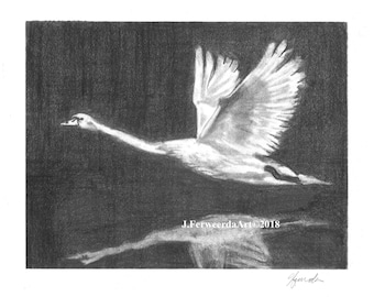 Pencil Drawing Print Growing Into Hope Day 199 | Etsy