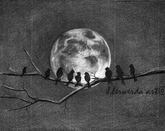 Pencil Drawing Print Growing Into Hope Day 199 | Etsy