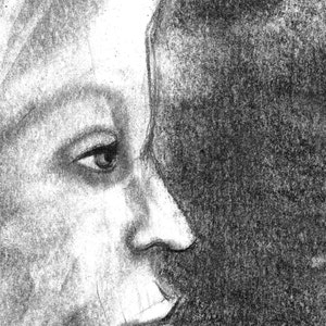Pencil Drawing Print - Over the Moon - Day 290 - Etsy