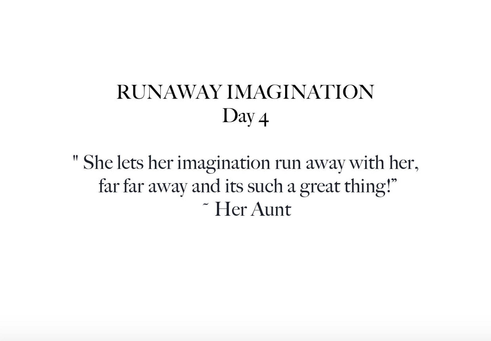 Pencil Drawing Print - Runaway Imagination Day 4 - Etsy