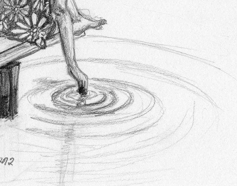 Pencil Drawing Print - Runaway Imagination Day 4 - Etsy