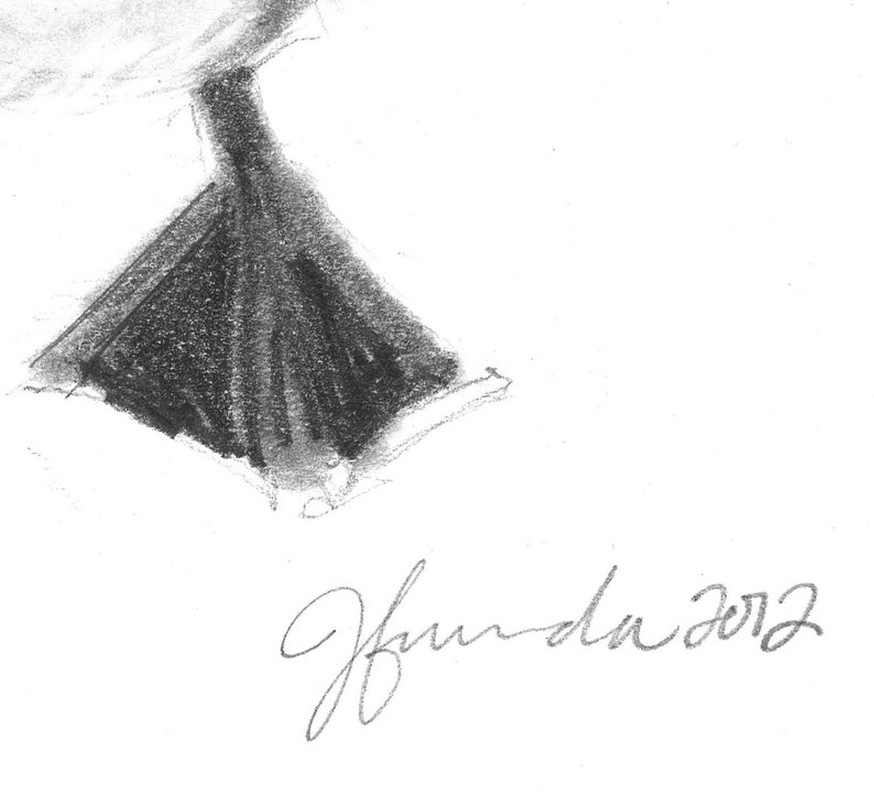 Pencil Drawing Print - When I Grow up - Day 89 - Etsy