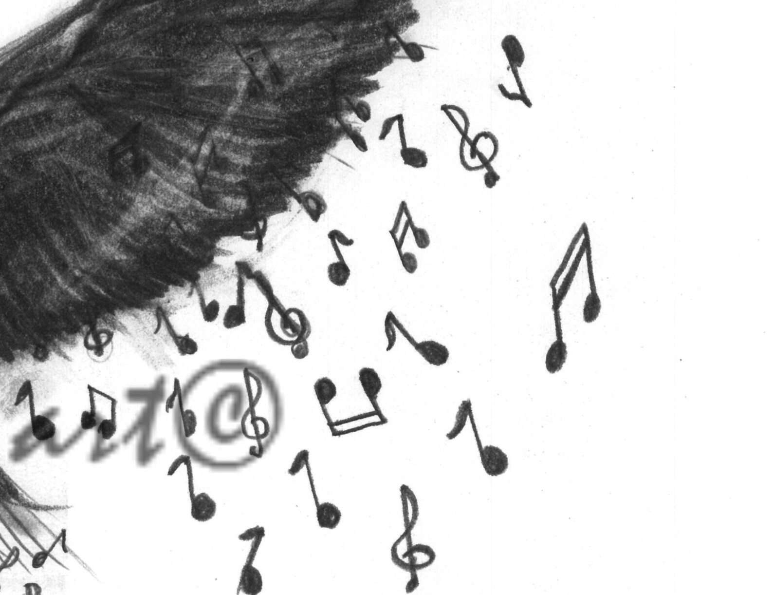Pencil Drawing Print - Play the Music - Day 315 - Etsy