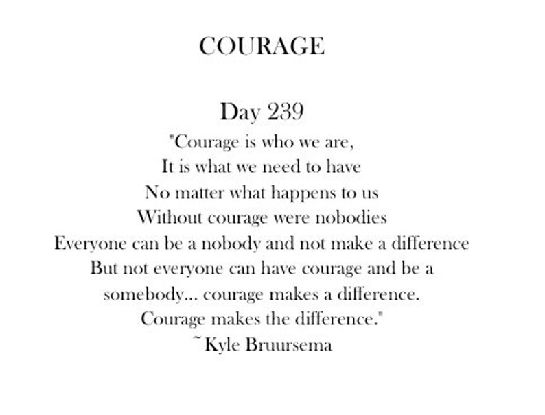 Pencil Drawing Print - Courage - Day 239 - Etsy